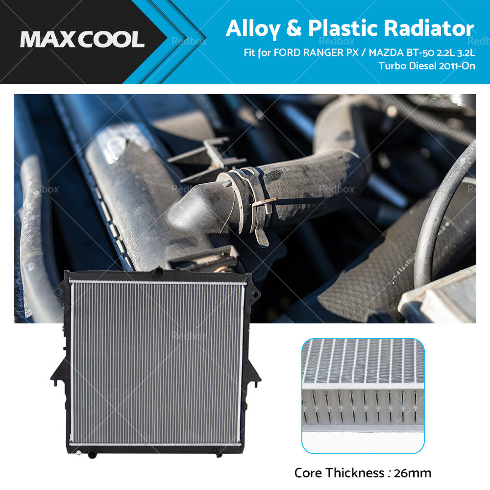Radiator For FORD RANGER PX MAZDA BT-50 2. 2L 3. 2L Turbo Diesel 2011 ...