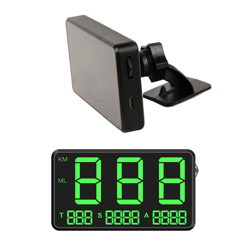 GPS Head-Up Display Speedometer Odometer Digital MPH with Alarm ...